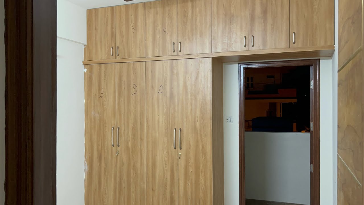 🪚🔨🛠️2Bhk Flat Interior !! Base Model Interior, Wardrobe & Kitchen ...