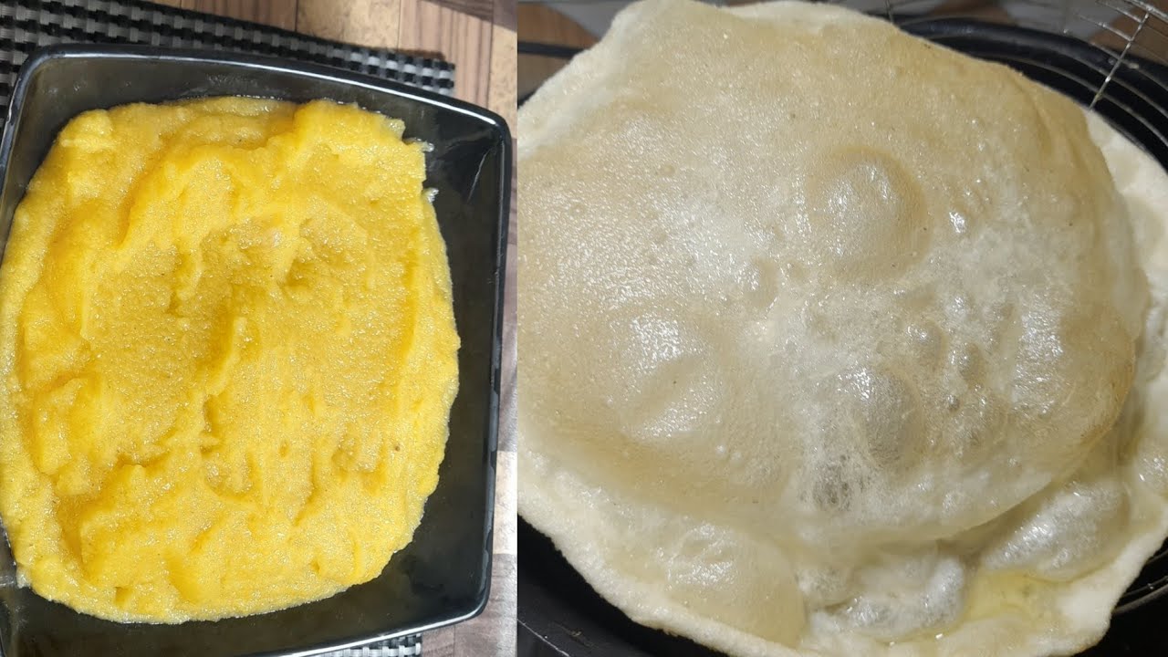 Poori And Halwa Recipe|Soft Puffy Puri Recipe - YouTube