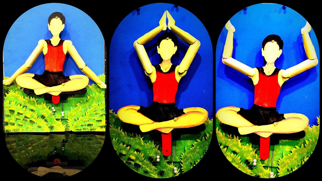 YOGA DAY FUNCTIONAL PUPPET [Dezine Disciples] - YouTube
