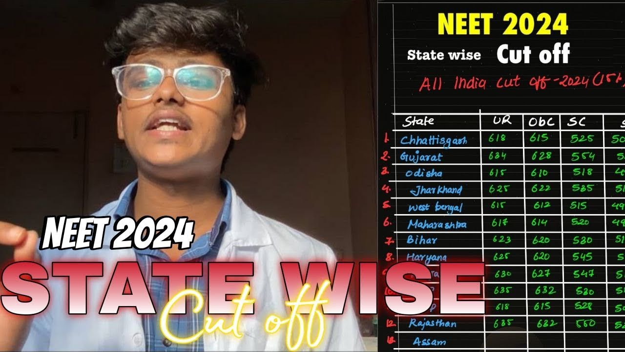 NEET 2024 Expected Cut-off 😮| STATE WISE CUT-OFF | Government Colleges ...