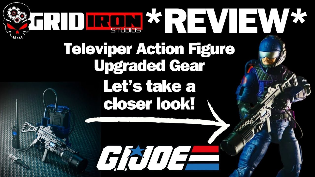 NEW GRIDIRON 1/12 SCALE WEAPON SYSTEM for the COBRA TELEVIPER GI JOE ...