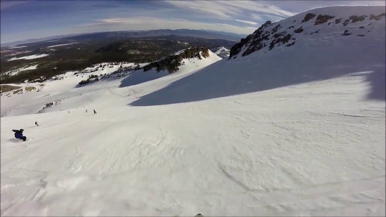 Mammoth Mountain Cornice Wipeout - YouTube