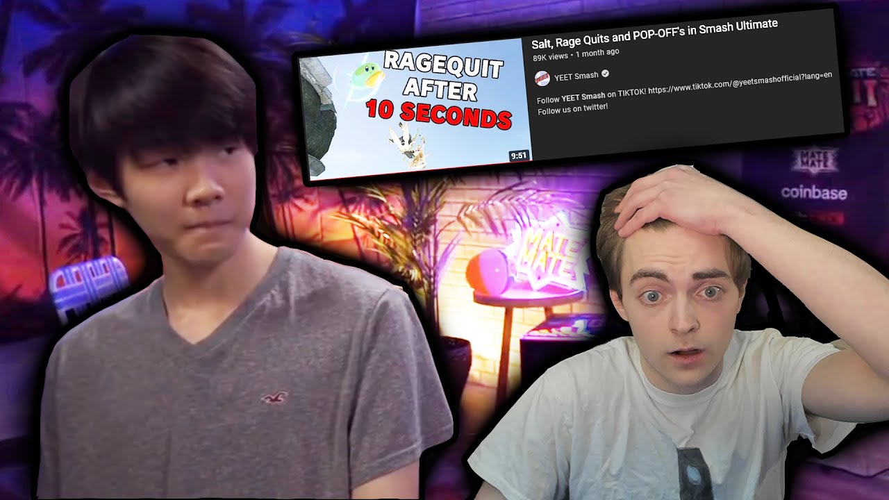 colinies Reacts to "Salt, Rage Quits and POP-OFF's in Smash Ultimate ...
