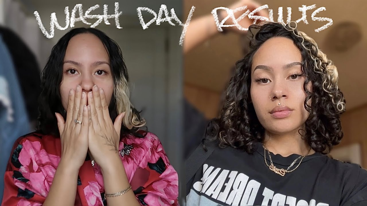 step by step curly hair routine | wash, condition, & style - YouTube