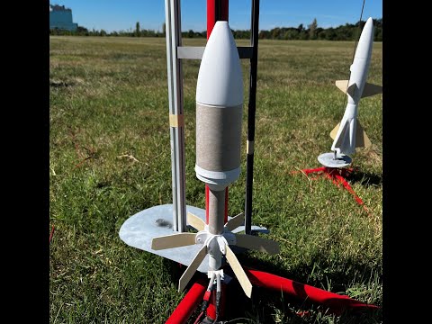 M1147 Tank AMP Round Model Rocket - YouTube