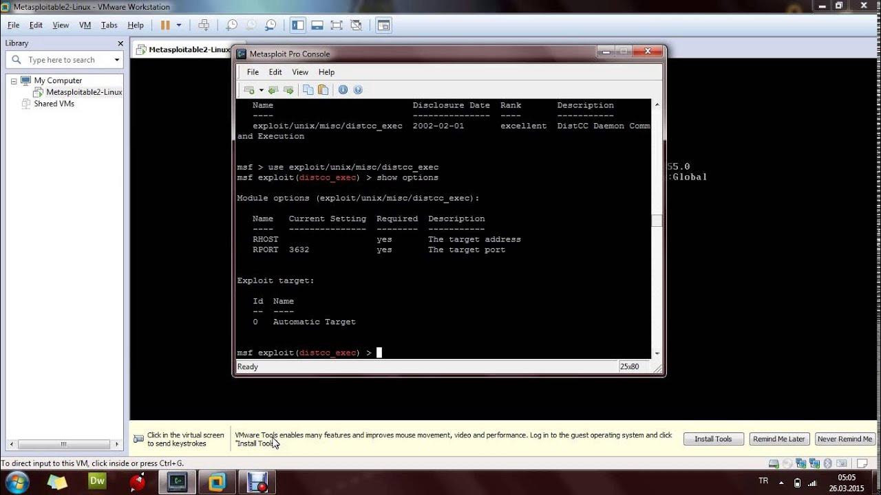 Exploit application using Metasploitable - YouTube