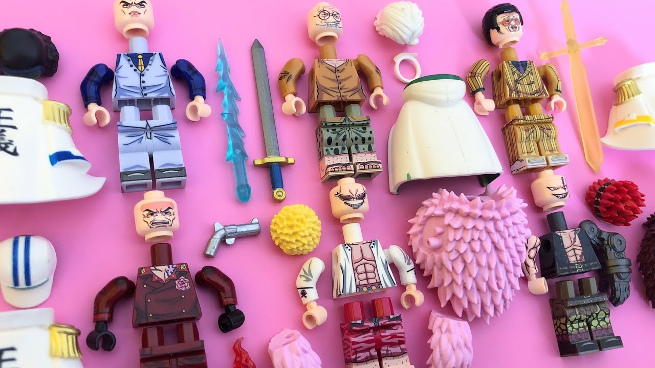 Lego One Piece Egghead Arc | Rayleigh, Kizaru, Kuzan, Doflamingo | Lego ...