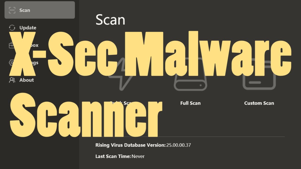 Scan Your PC for Malware with X-Sec Malware Scanner Free - YouTube