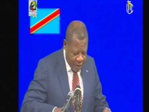 LAMBERT MENDE OMALANGA PORTE PAROLE DU GOUVERNEMENT DE LA RDC - YouTube
