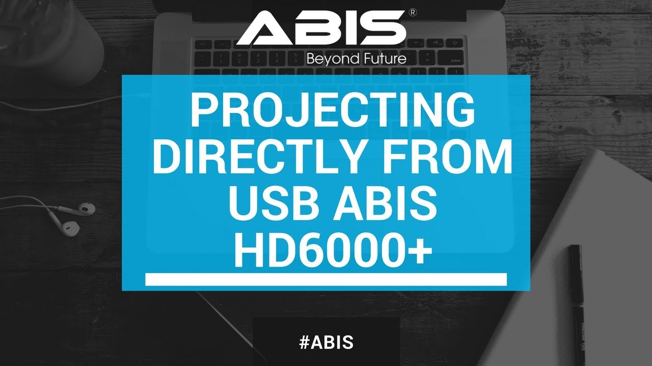 Projecting Images and Videos directly from USB Flash Drive on ABIS HD6000+ Projector - YouTube