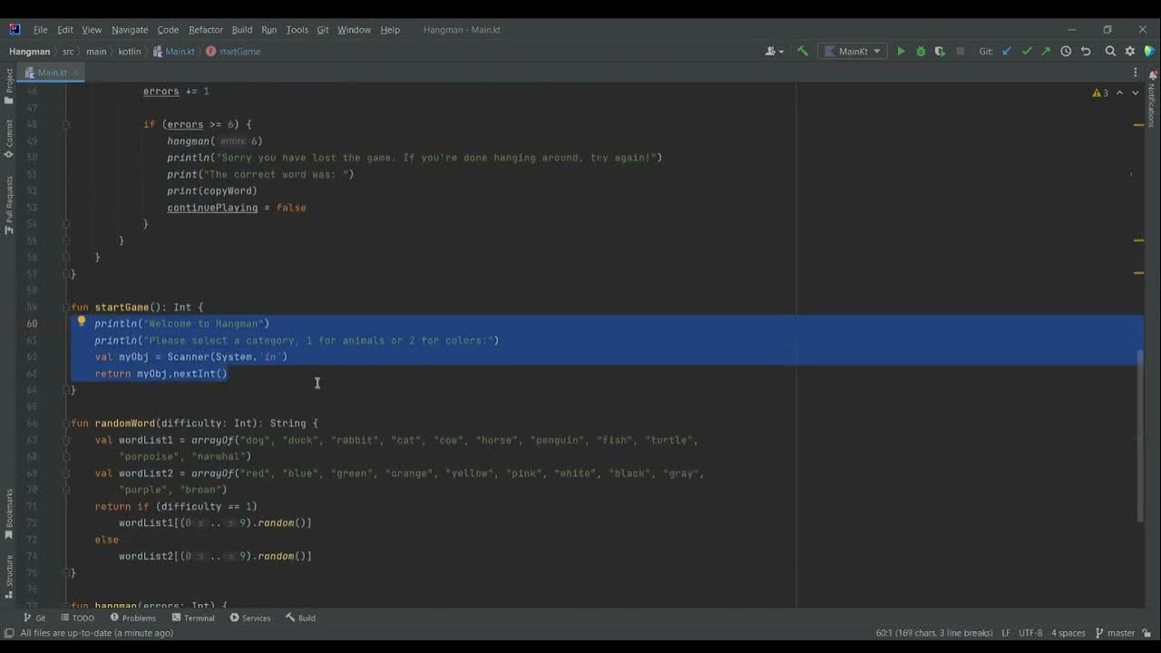 Kotlin Hangman - YouTube