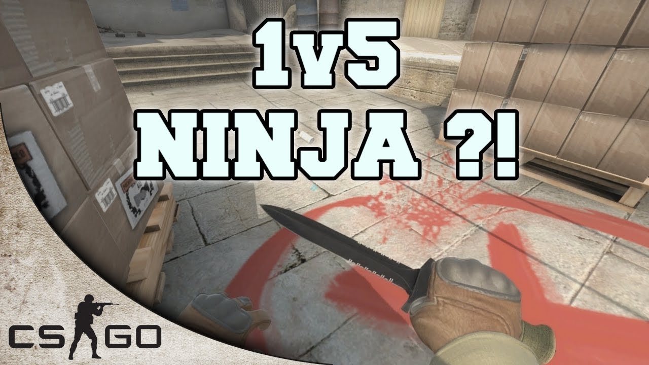 CS GO 1v5 Ninja Defuse - YouTube