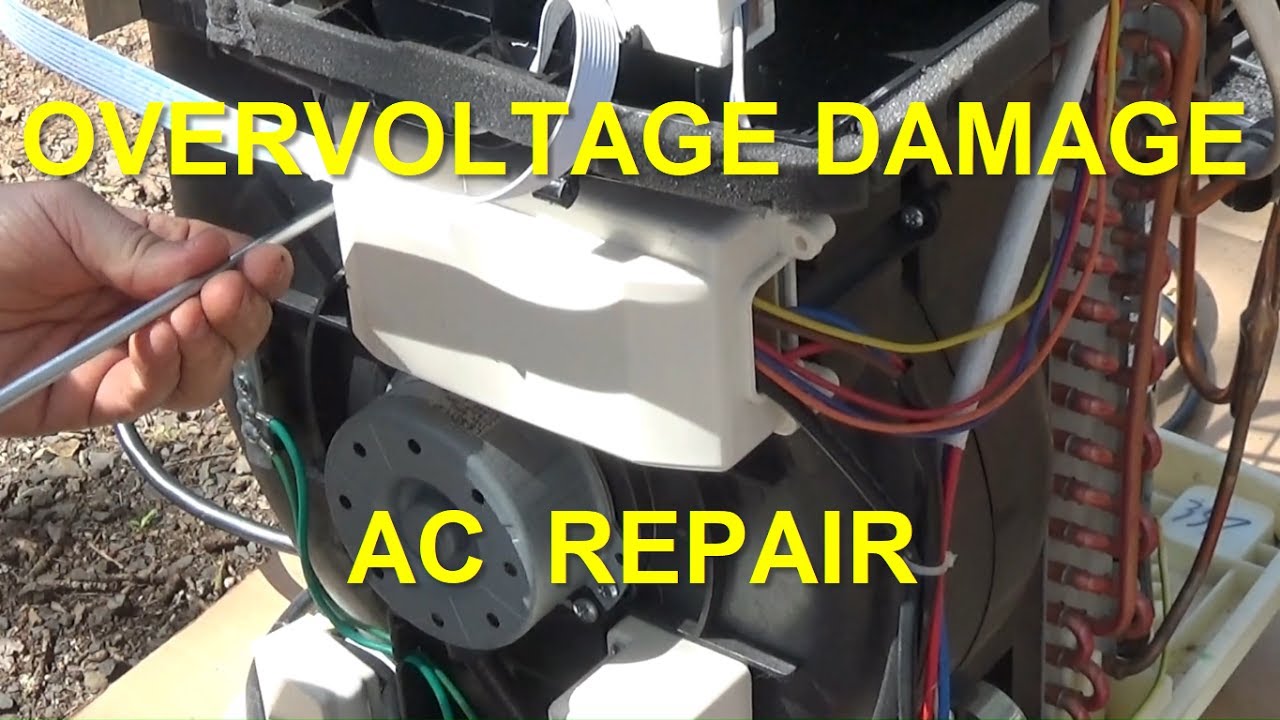 Overvoltage Damage | Teardown & A/C Repair - YouTube