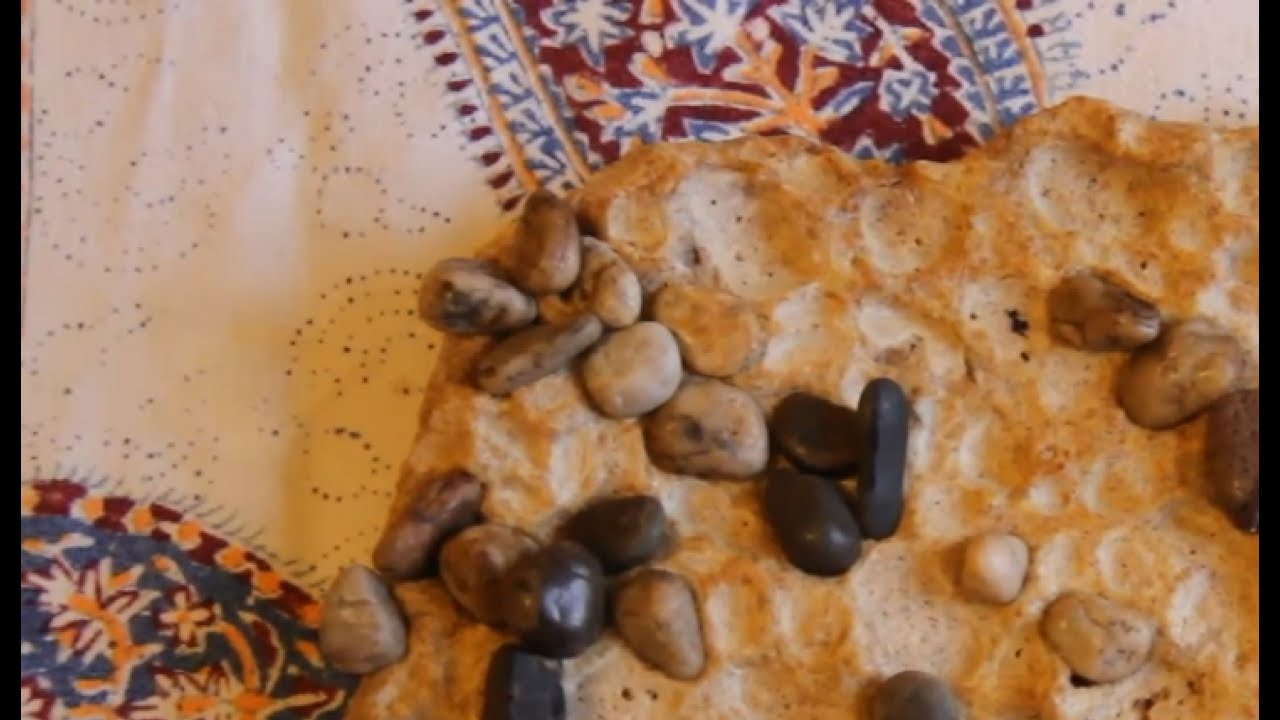 نان سنگک خانگی Noon Sangak at home - YouTube