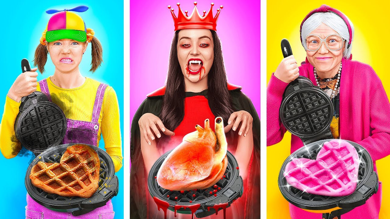 KARYA ATAU KEKACAUAN? | Tantangan Seni Pancake Kreatif oleh 123GO! FOOD ...