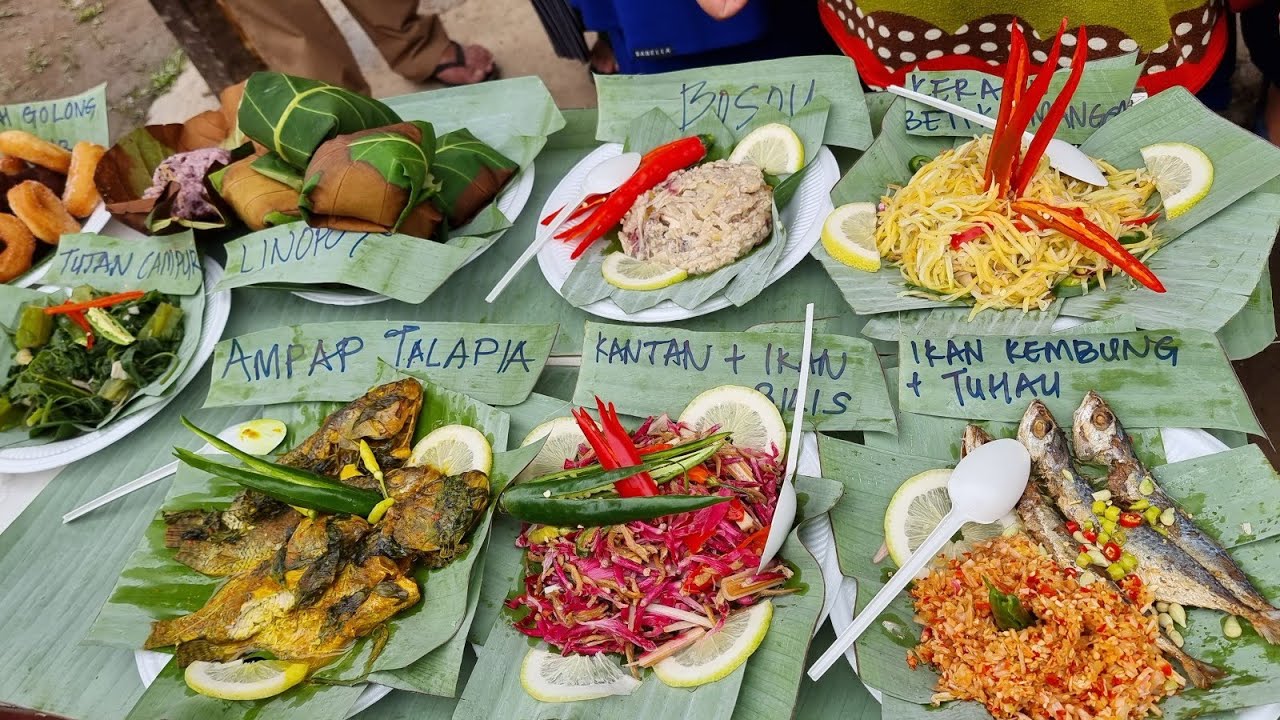 Pertandingan Masakan Tradisi Dusun. - YouTube