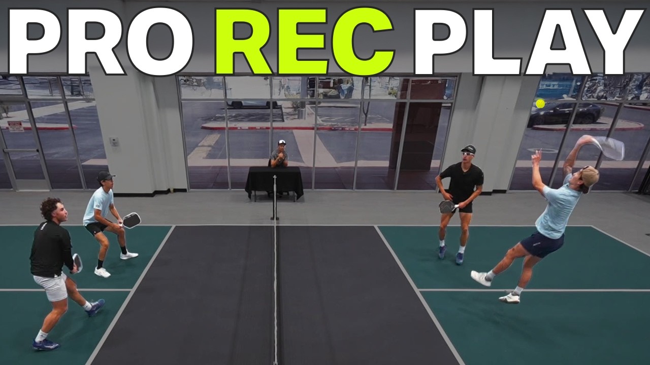 Pro Rec Play - How the Pros Practice Before a Tournament - YouTube