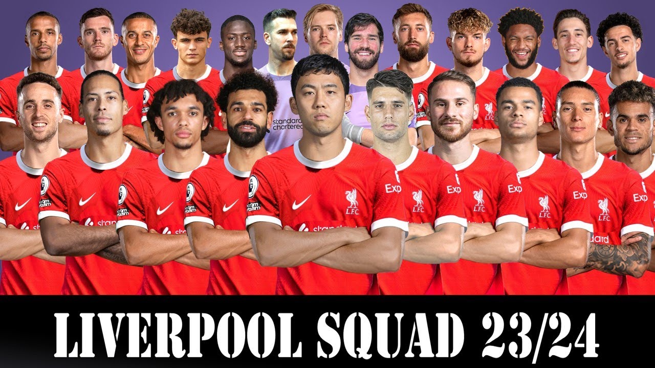 UPDATE SQUAD LIVERPOOL FC 23/24 FEAT WATARU ENDO UNDER JURGEN KLOPP ...