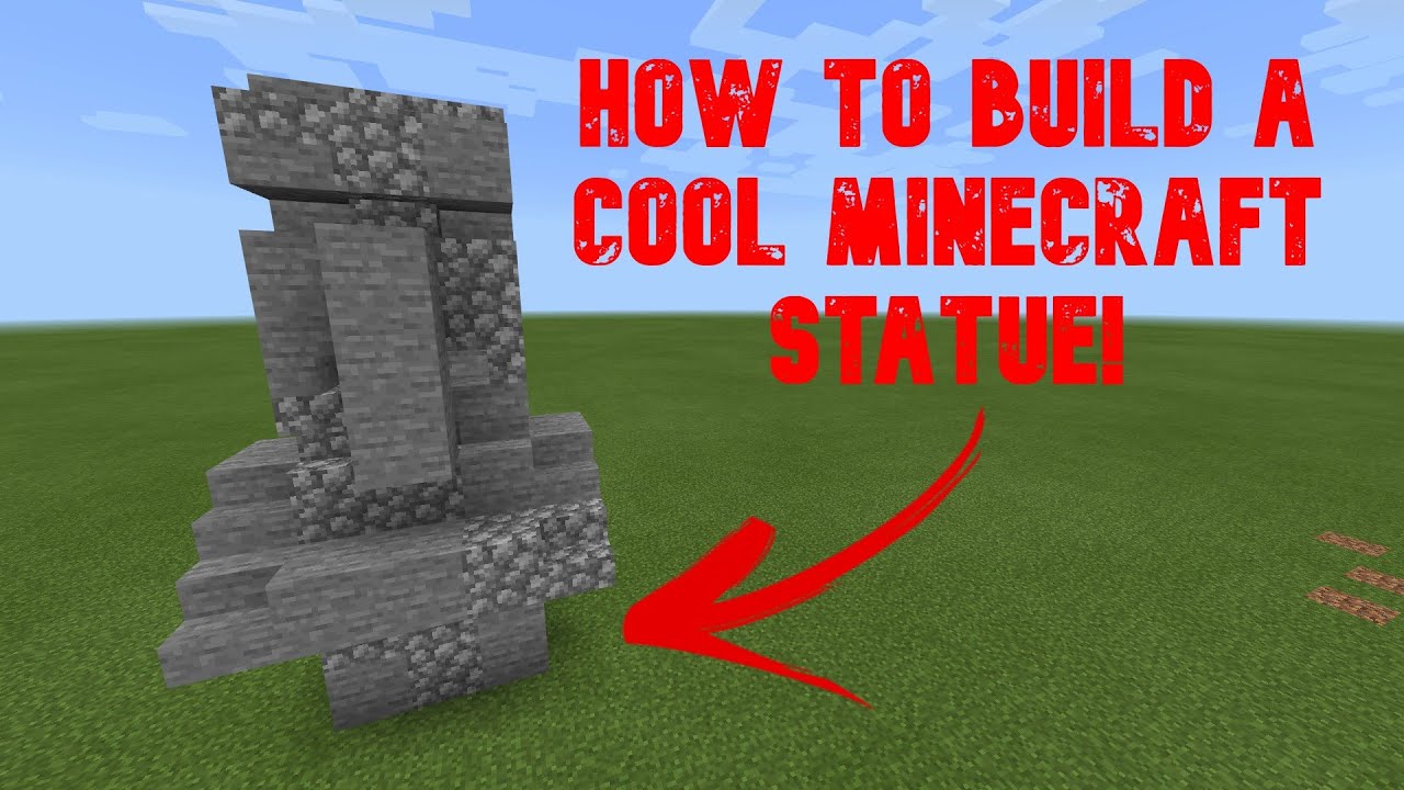 How to make a cool Minecraft Villager Statue - YouTube