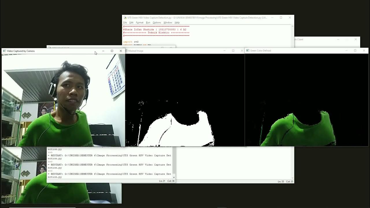 Demo Deteksi Warna OpenCV Python - Shaca Irfan Shahida / 18310730050 ...