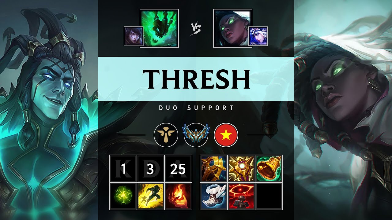 Thresh Support vs Senna - VN Challenger Patch 14.24 - YouTube