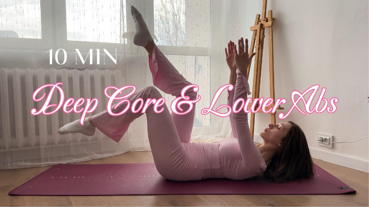 10 MIN LOWER ABS & DEEP CORE PILATES 🔥 BELLY FAT BURN ROUTINE - YouTube