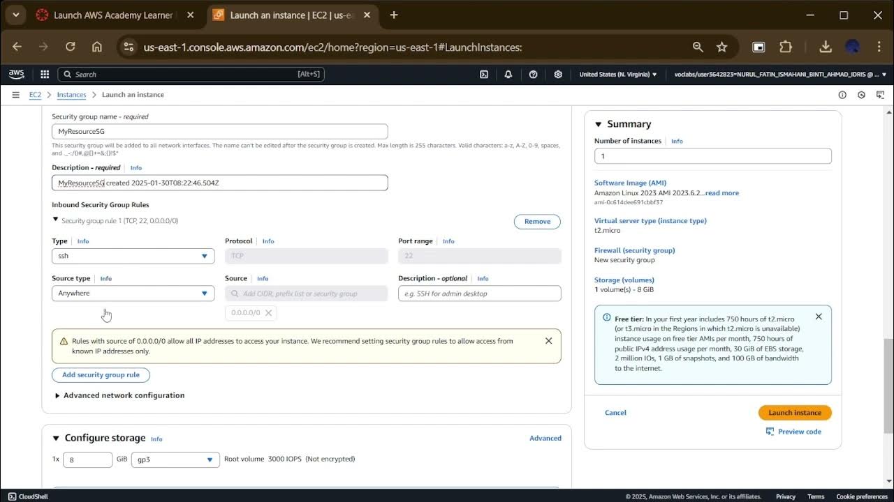 AWS Cloud Resource Monitoring & Storage System using AWS Academy Learner Lab - YouTube