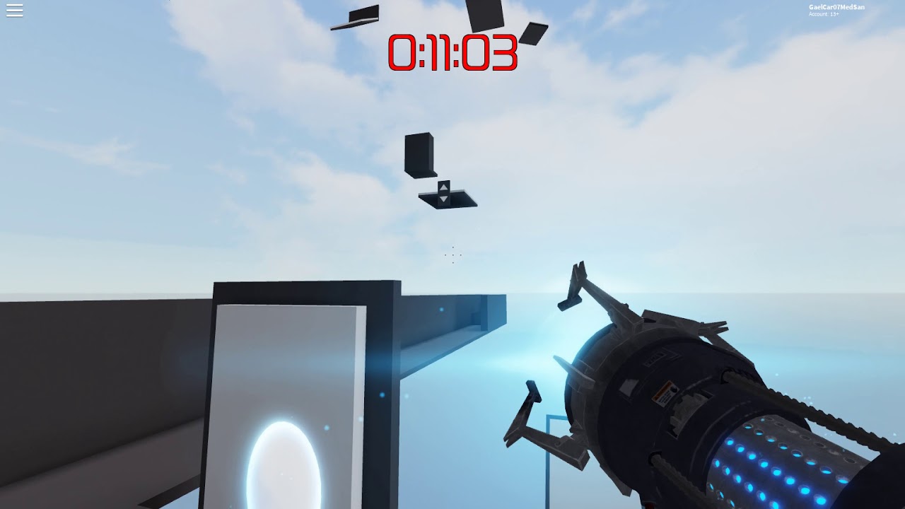 How to complete Roblox Portal Hard obby - YouTube