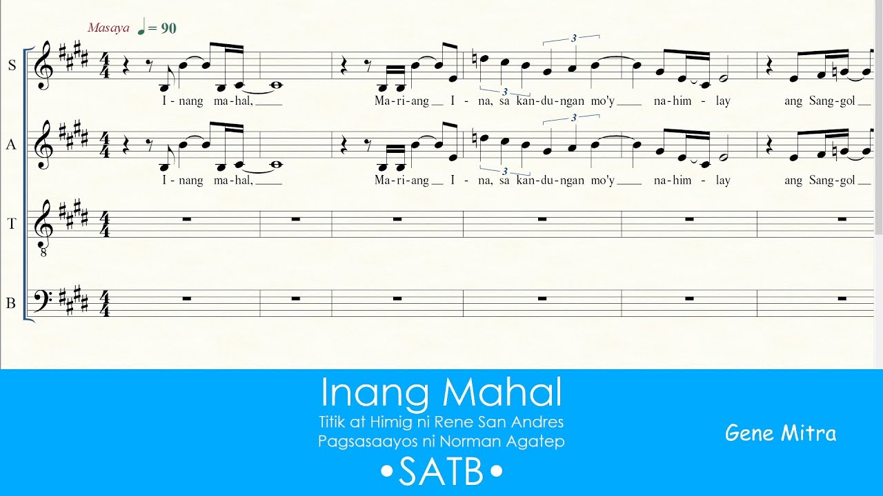 Inang Mahal • SATB - YouTube