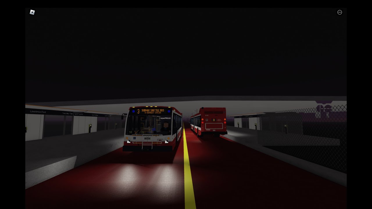 ROBLOX TTC NGT - TTC Line 3 Subway Shuttle on SRT Busway - NOVABus LFS ...