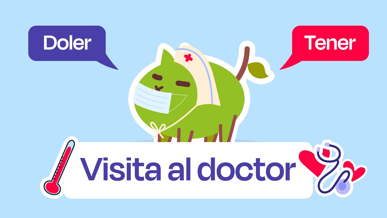 SPANISH Visit To The DOCTOR// Medical Vocabulary// Body Parts For ...
