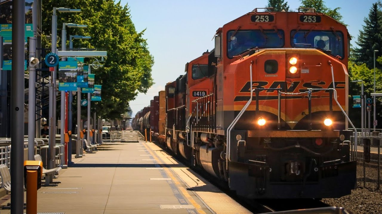 Pt. 2| INCREDIBLE BNSF Seattle Subdivision Railfanning! Kent ...