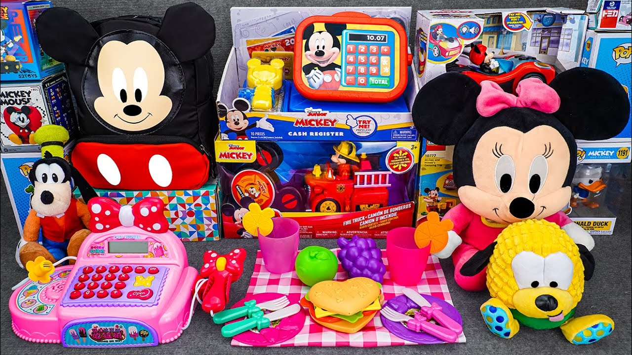 Satisfying with Unboxing Minnie Mouse Kitchen Cooking Playset, Disney ...