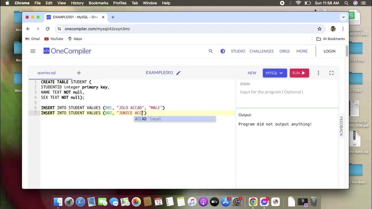 SQL create table - YouTube
