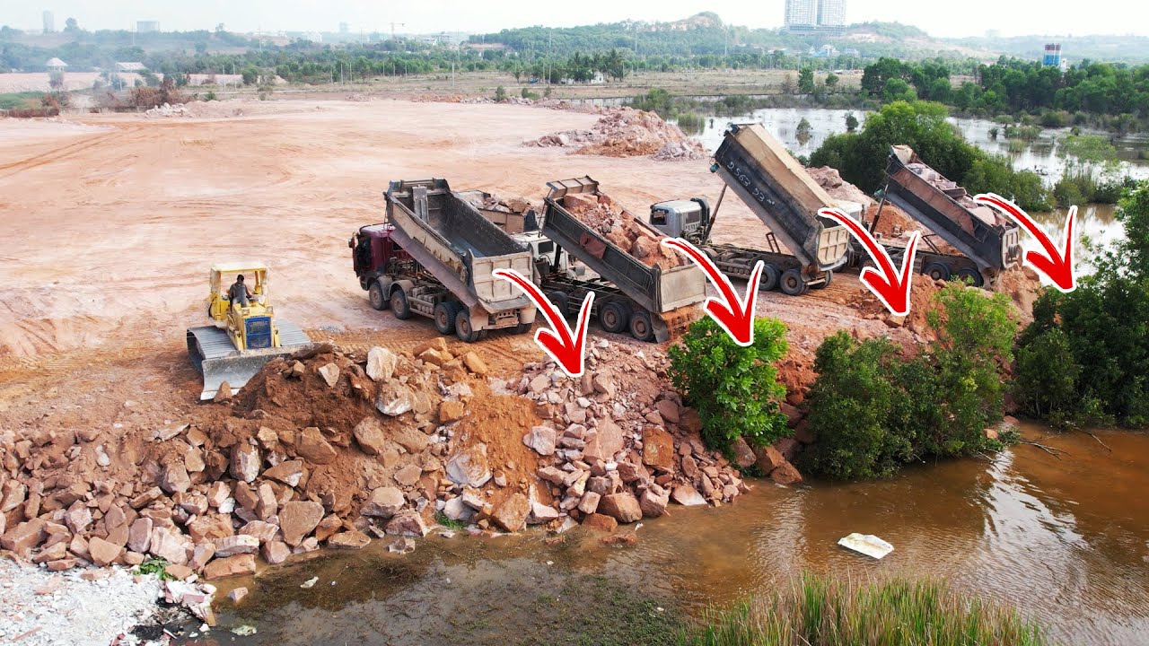 Amazing! Good Activity Land Reclamation With Clearing Mud Process By ...