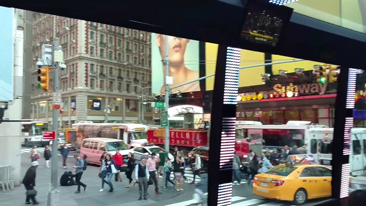 NYC The Ride - Singing New York New York - YouTube