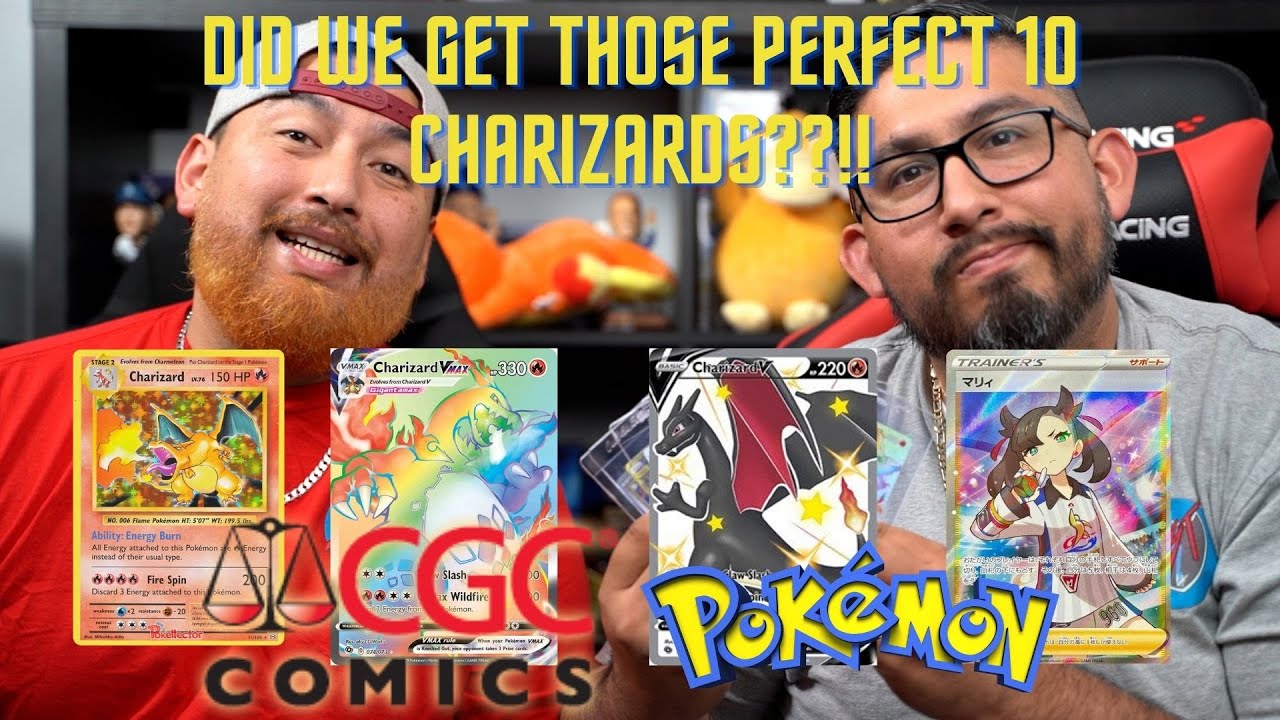 Perfect 10 Charizard?? CGC Cards Are Back!! Did we hit that Perfect 10 ...