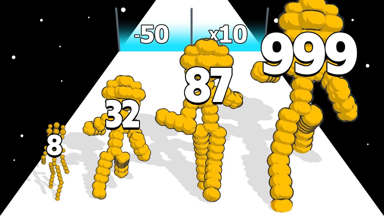 BALL GUY - Level Up Man Runner, Ball Run 3D (Freeplay, Max Level) - YouTube