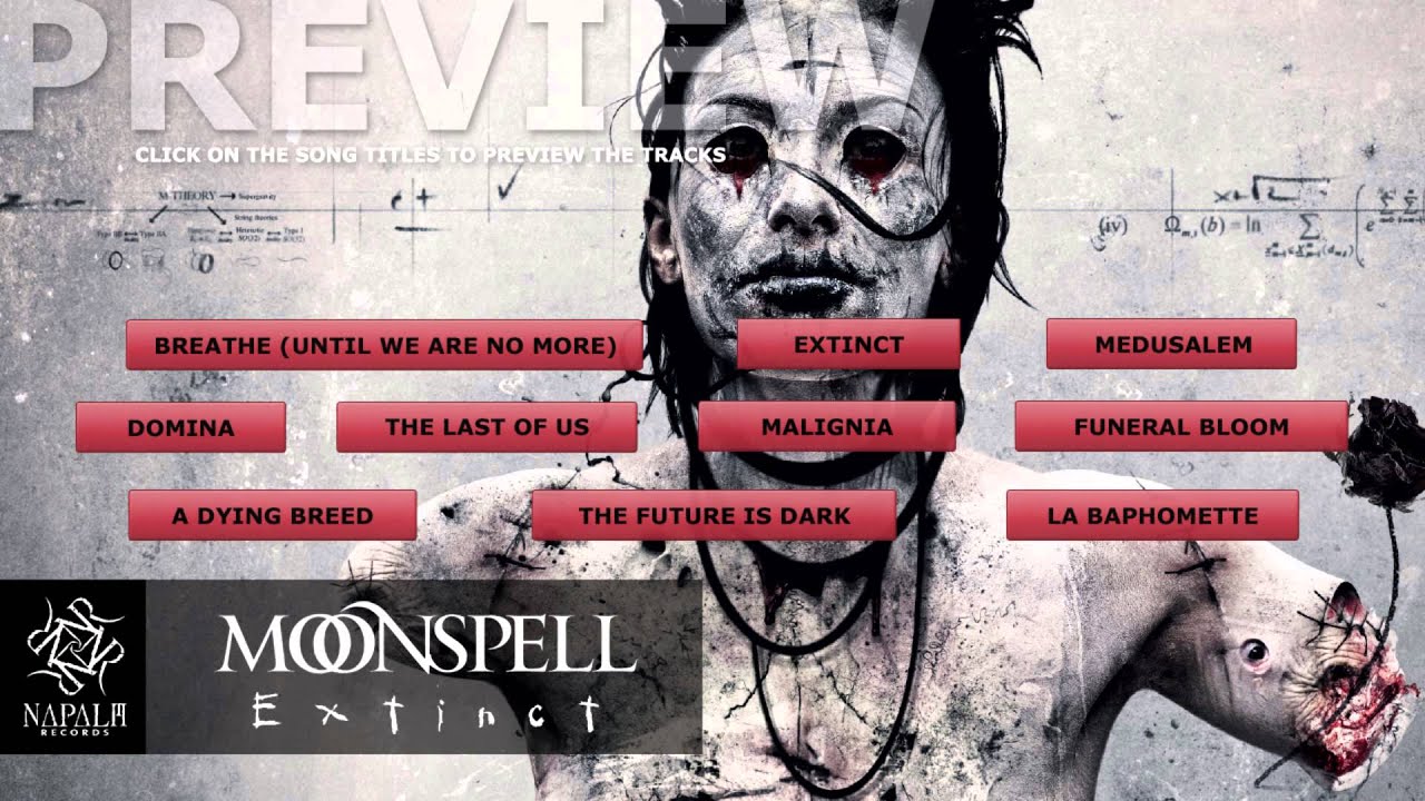 MOONSPELL - Extinct (Preview) | Napalm Records - YouTube