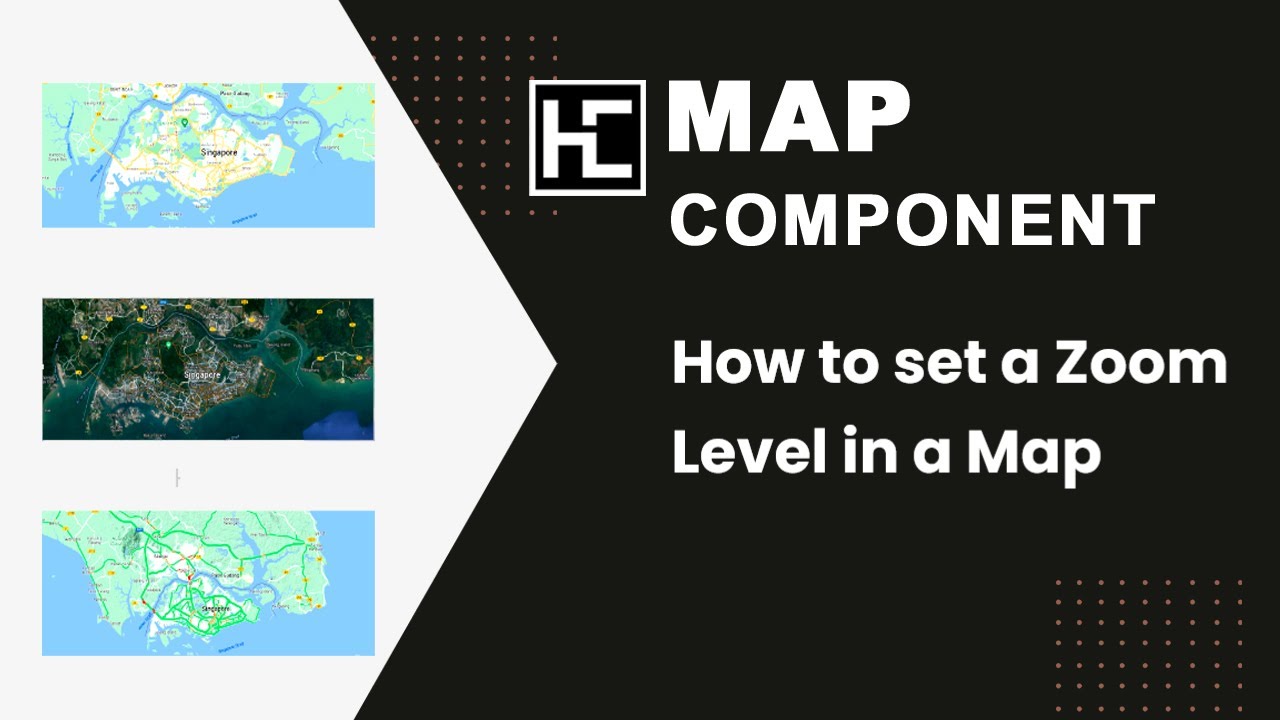 How to set a Zoom Level in a Map - YouTube