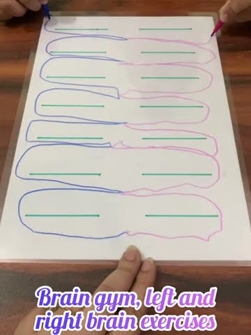 Brain gym | Left / right brain exercise | Improves attention ...