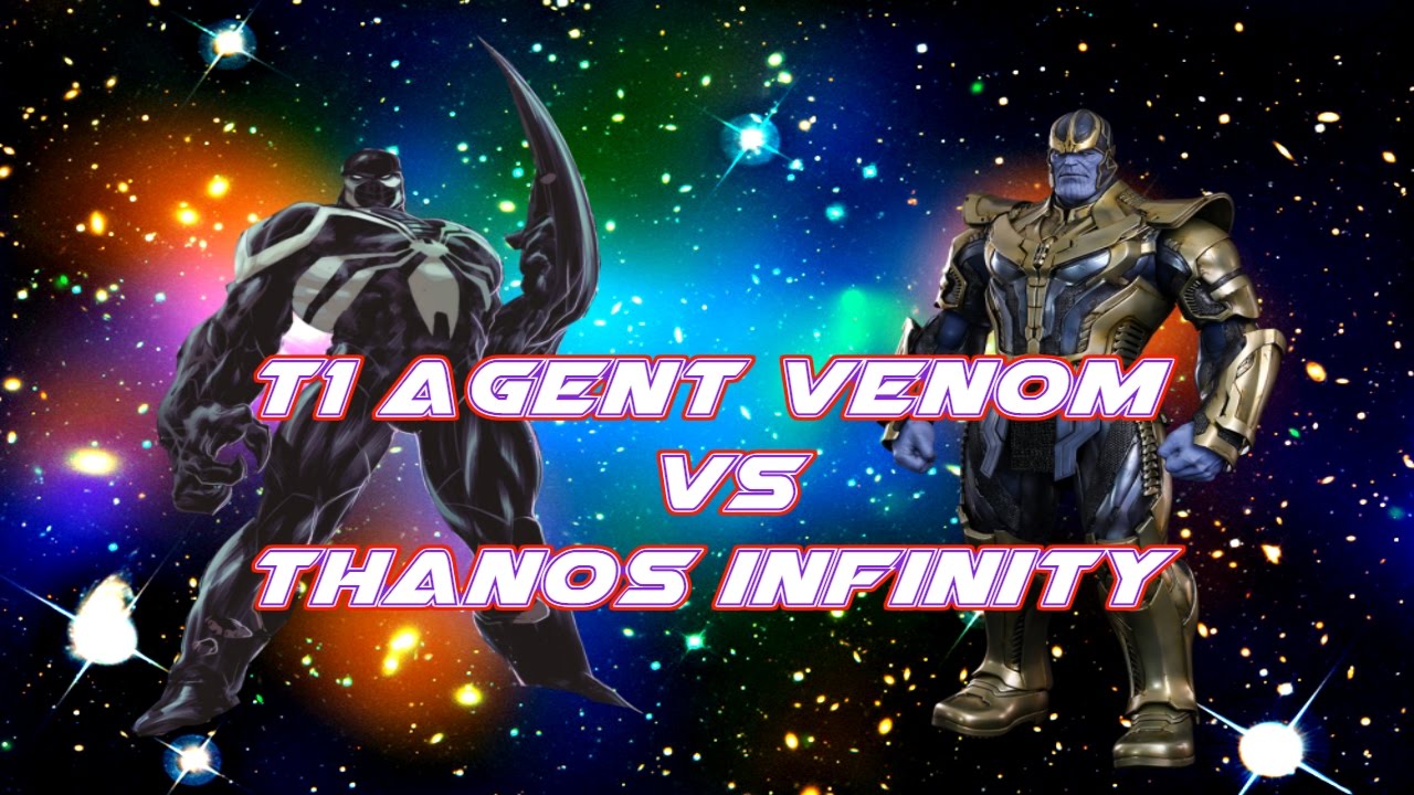 Marvel Future Fight : T1 Agent Venom vs Thanos Infinity - YouTube
