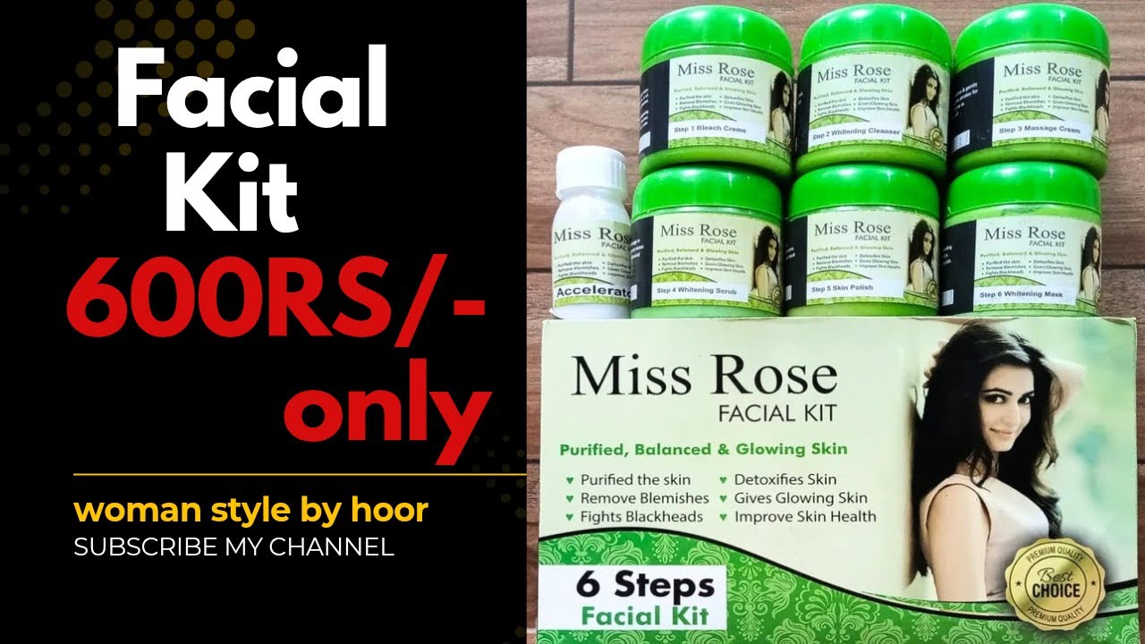 Facial kits available in just 600rs only | Woman style by hoor - YouTube