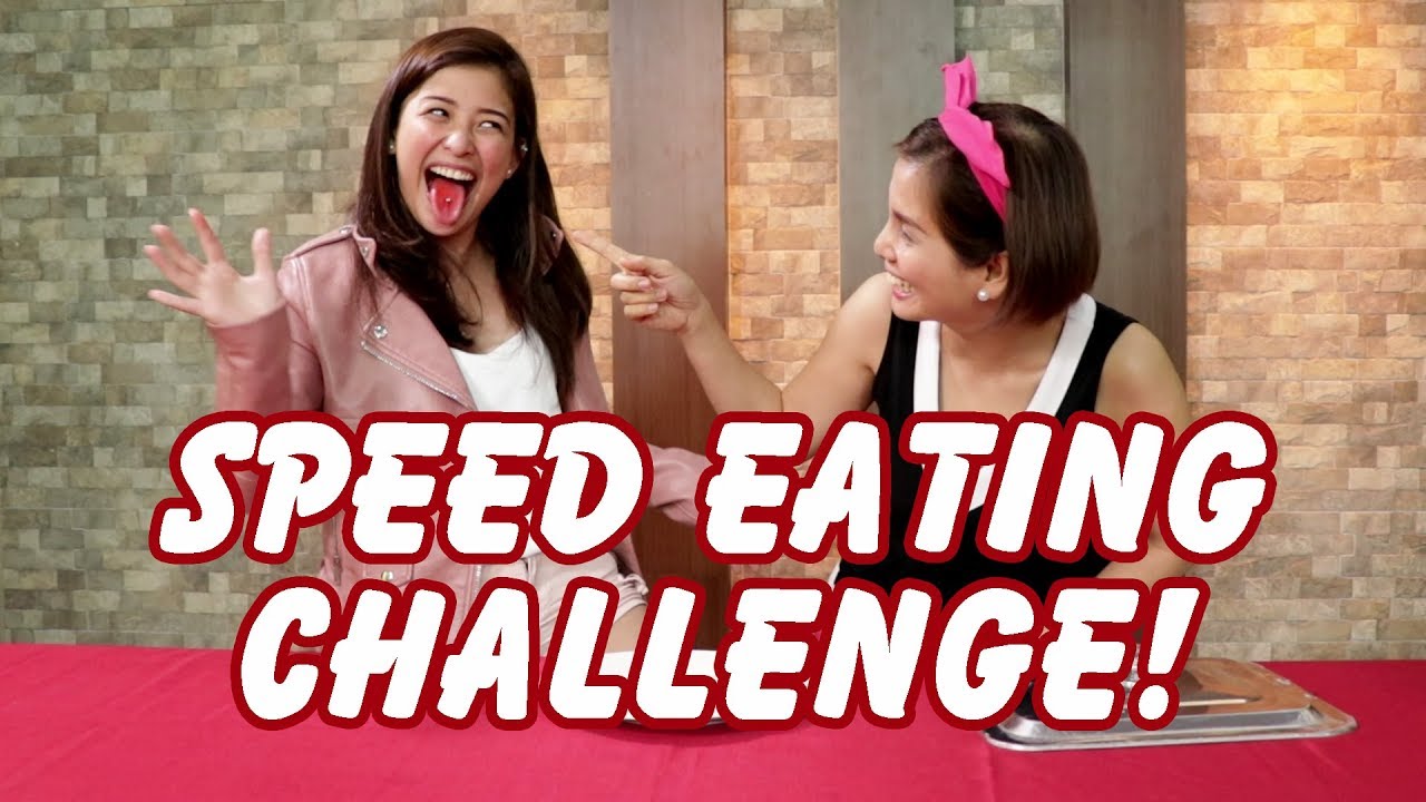 Speed Eating Challenge by Love Radio Manila - YouTube