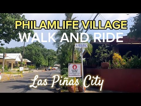 Relaxing Walk And Ride, Amazing Tour | Philamlife Village-Las Piñas City