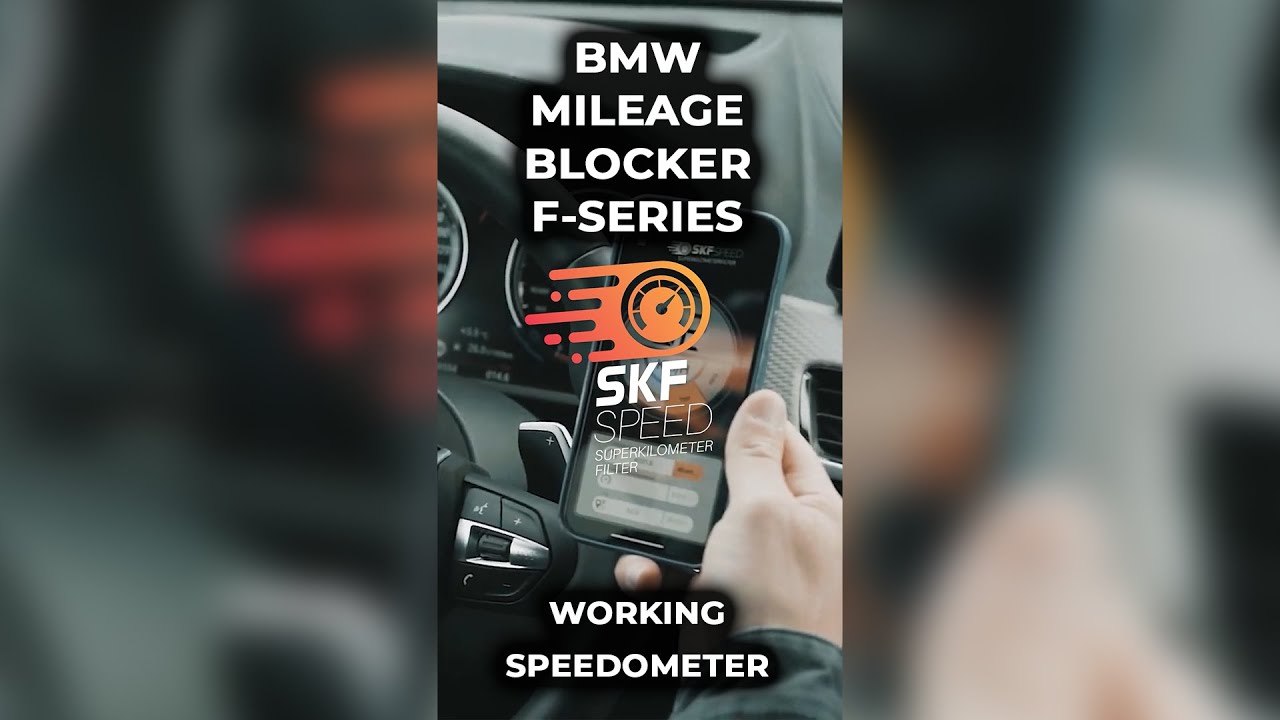 MILEAGE BLOCKER for BMW F SERIES | With working SPEEDOMETER - YouTube