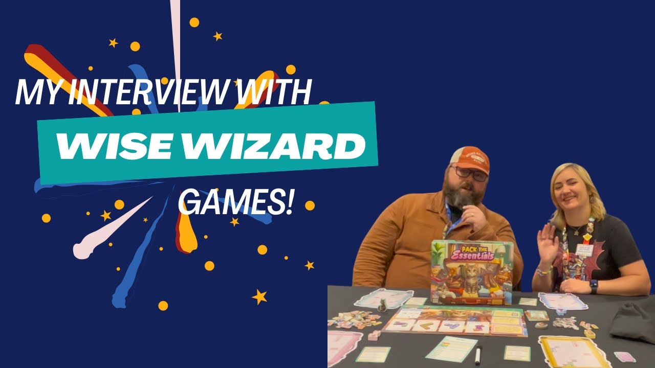 I INTERVIEWED WISE WIZARD GAMES AT PAX UNPLUGGED 2024 - YouTube