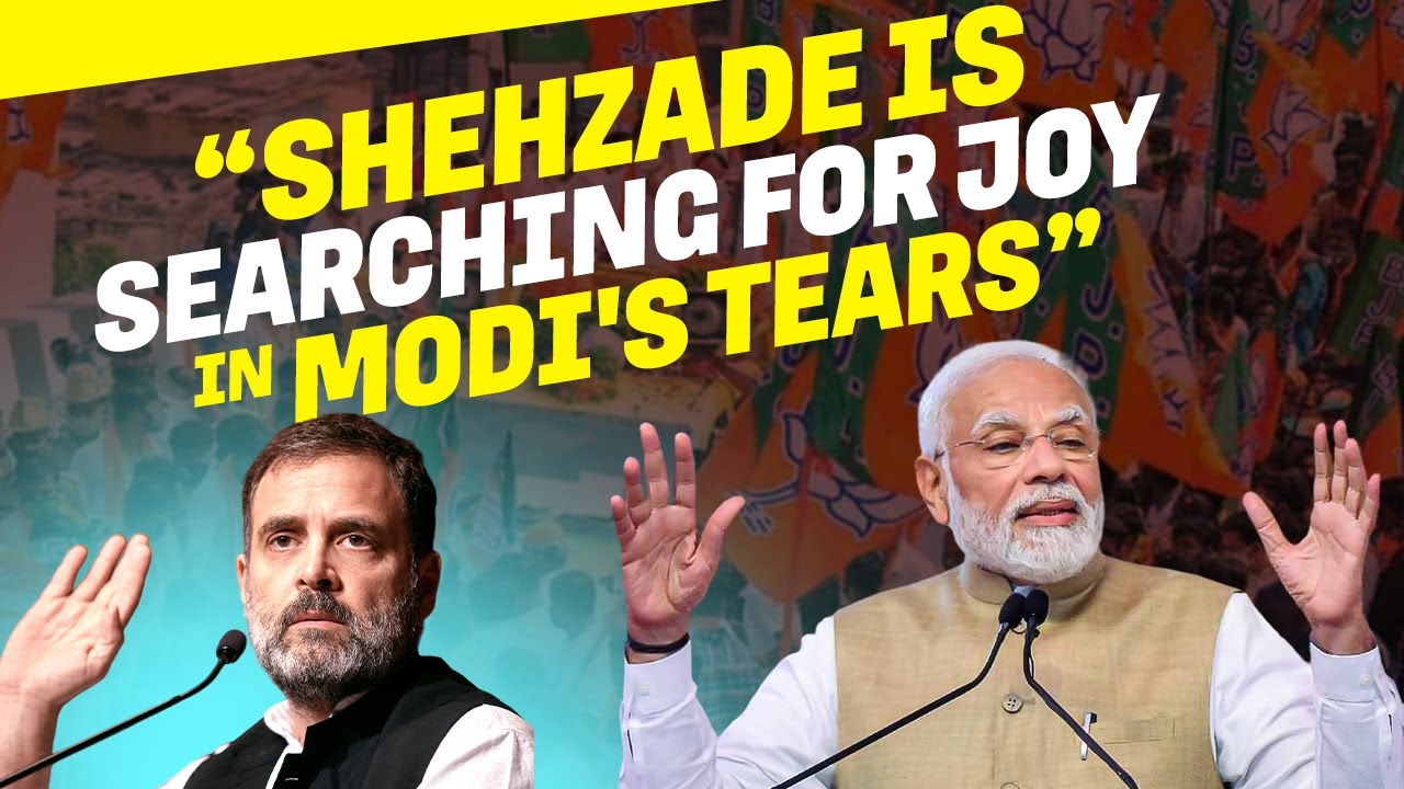 Live: "Shehzade Is Searching for Joy In Modi's Tears": PM Modi’s dig at ...