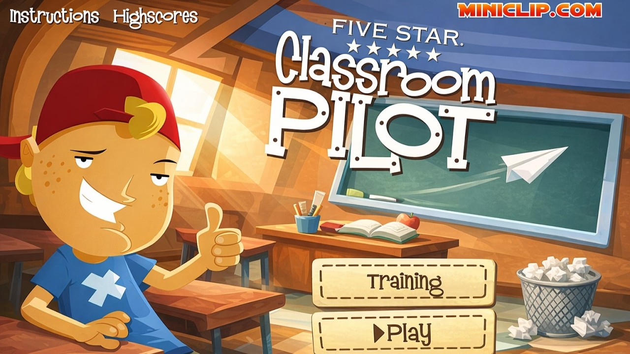 Classroom Pilot Full Gameplay | Classic Old Miniclip Game - YouTube