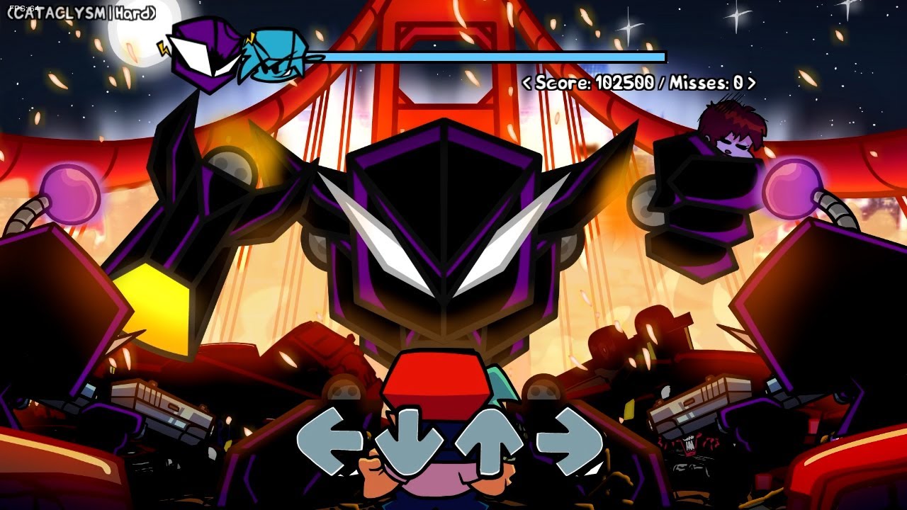 FNF - Battle In San Francisco - Cataclysm (by shabe000) - [FC/4k] - YouTube